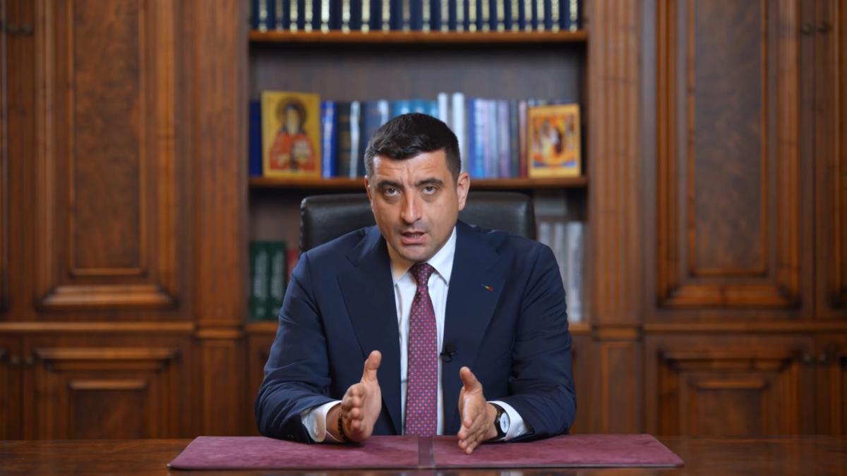 George Simion a copiat biroul lui Călin Georgescu.